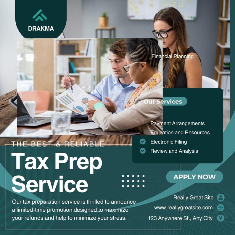 Tax Preparation Bundle Flyers - Social Media Templates for Accountants ...