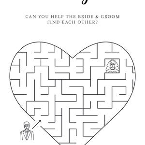 Wedding Day Kids Activity Pack, Personalized Wedding Activity Book ...