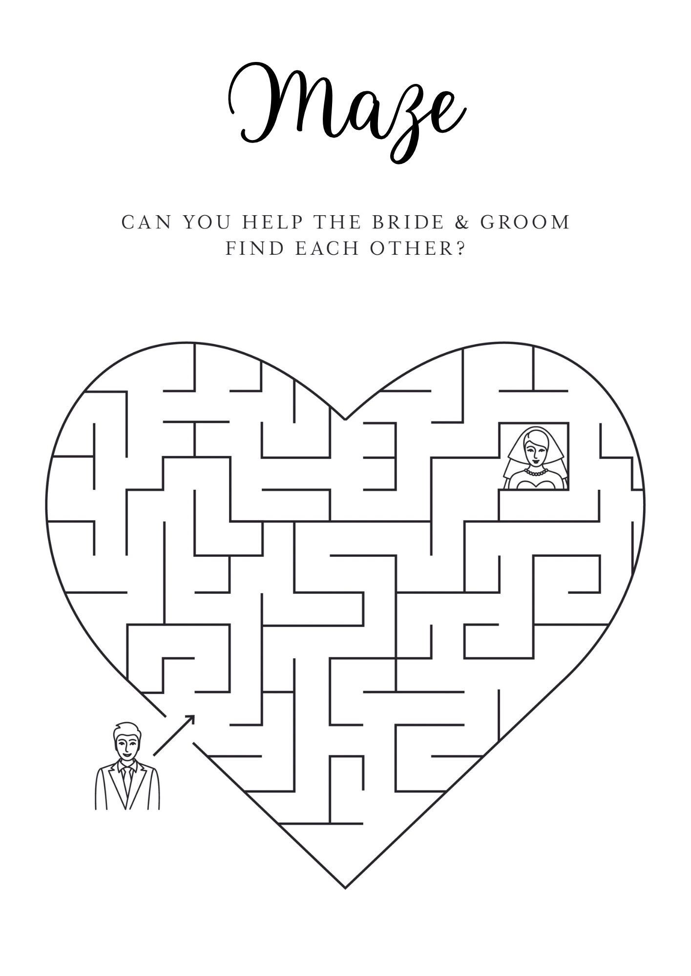 Wedding Day Kids Activity Pack, Personalized Wedding Activity Book ...