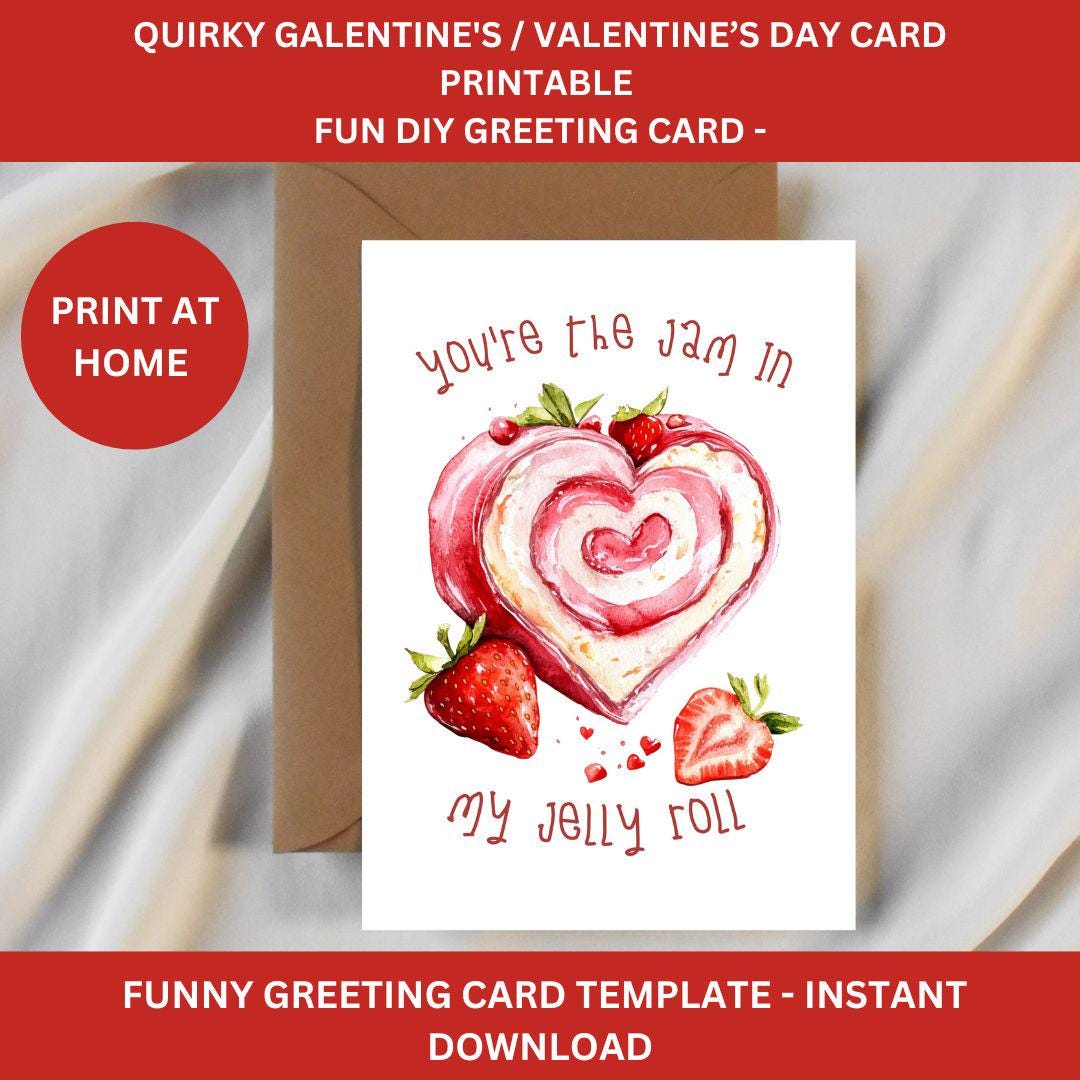 Happy Galentine's Day Printable Card, Unique Funny Design for Women ...