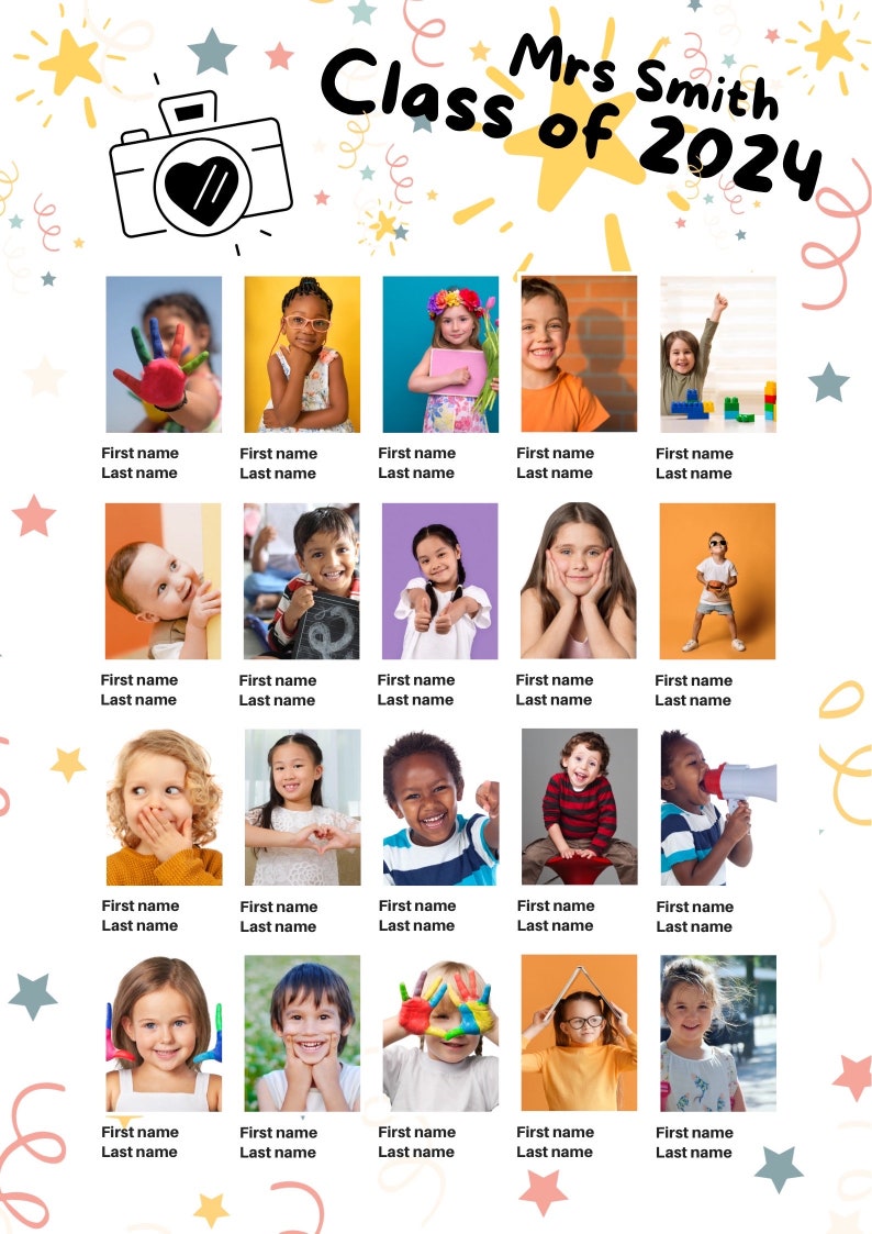 Photo Canva Template Photo Gift Canva Template gift for Teachers End of ...