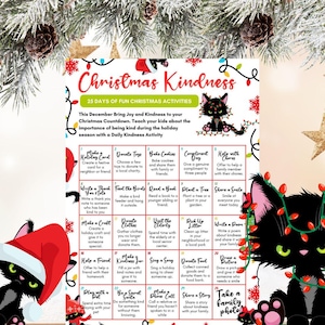 Acts of Kindness Advent Calendar for Kids - Printable Christmas ...