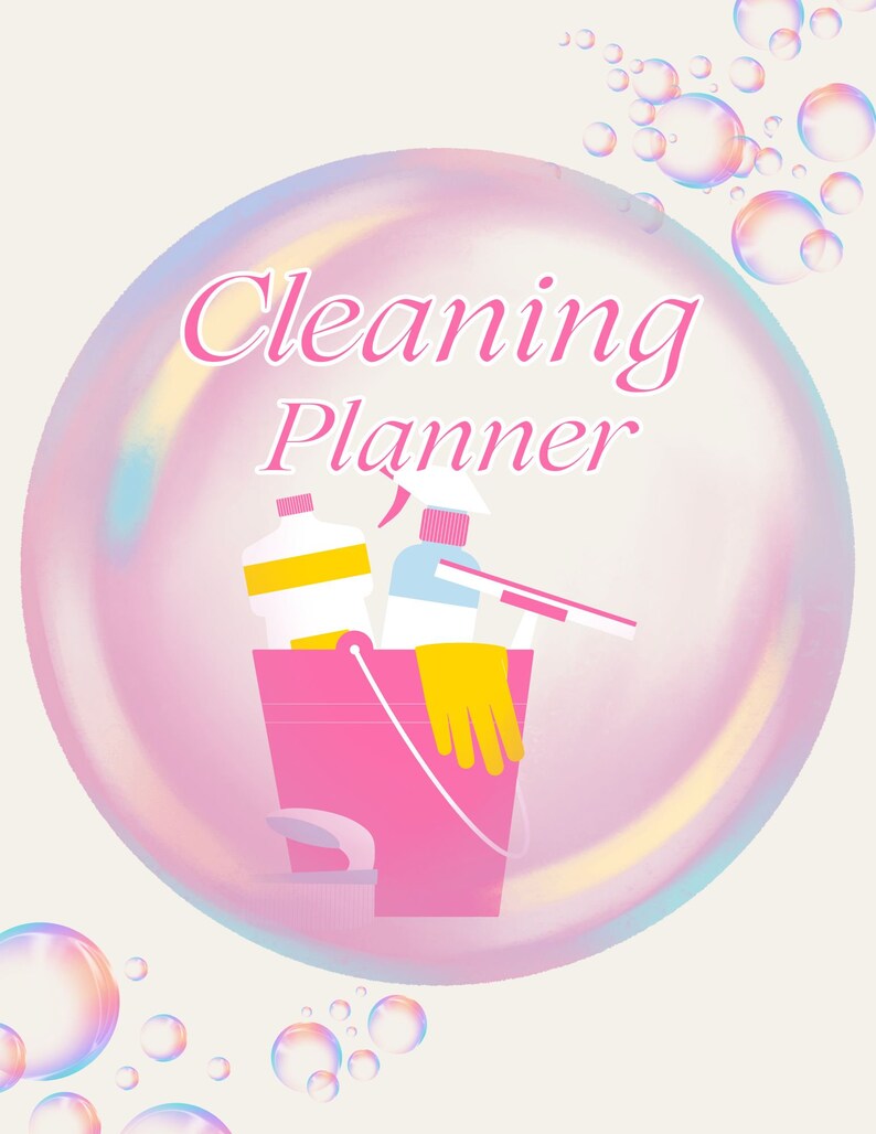 Custom and Printable Ulitmate Cleaning Planner and Tracker - Etsy