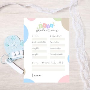 Editable Baby Shower Games Canva, Gender Prediction Game for Baby ...
