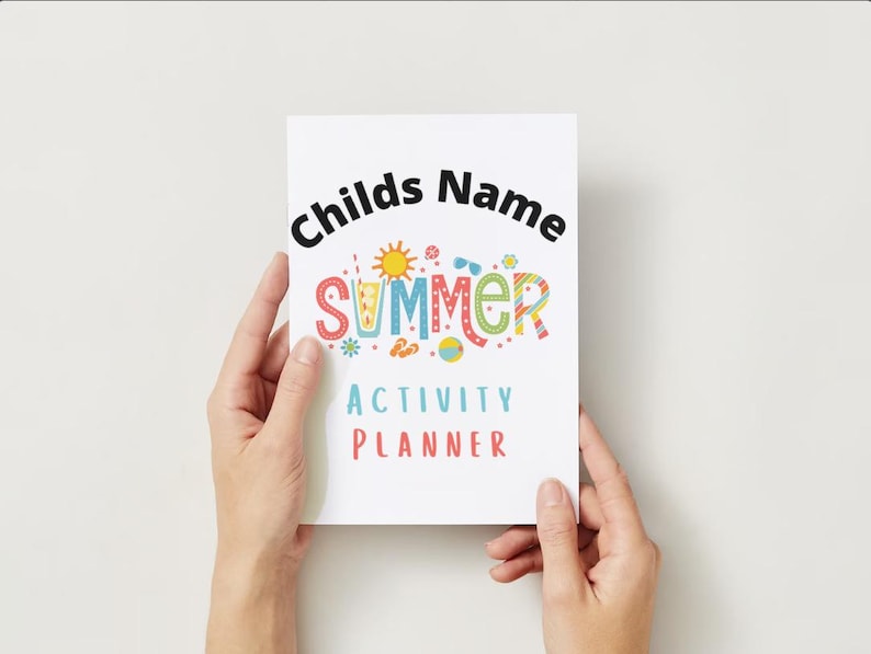 Kids Summer Activity Planner 2024: Fun Templates, Reading Challenge ...