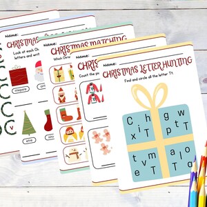 Christmas Winter Puzzle Book for Kids - Printable Activities - Fun ...
