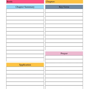 Kids Bible Study Devotional Journal | Printable Prayer Journal Kit for ...