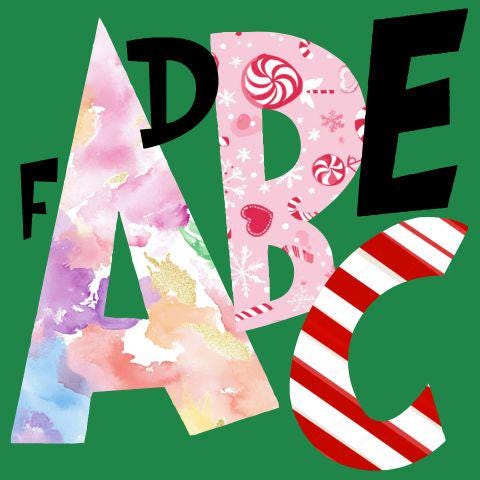 Candyland Font Sweet Alphabet Clipart Dripping Frosting Letters Digital ...