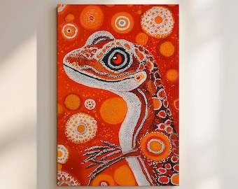 aboriginal lizard art