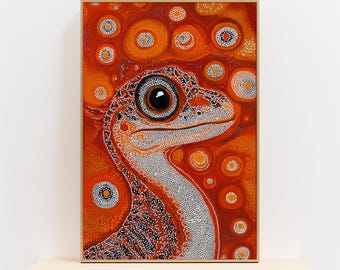 aboriginal lizard drawing