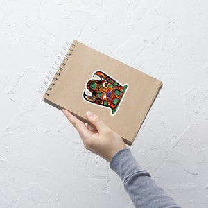 Art Sticker, Canadian Aboriginal Design Vinyl Decal, Laptop or Car ...