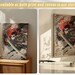 Edo Period Artwork Samurai Warrior Ronin Poster, Japanese Ukiyo-e ...