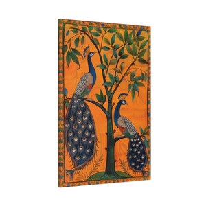 Beautiful Madhubani Style Artwork for Contemporary Wall Art, Vibrant ...