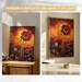 Flower Aboriginal Australian Print on Canvas, Dreamtime Dot Painting ...