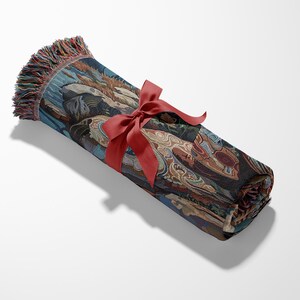 Colorful Native American Style Blanket, Woven Throw Inspired by ...