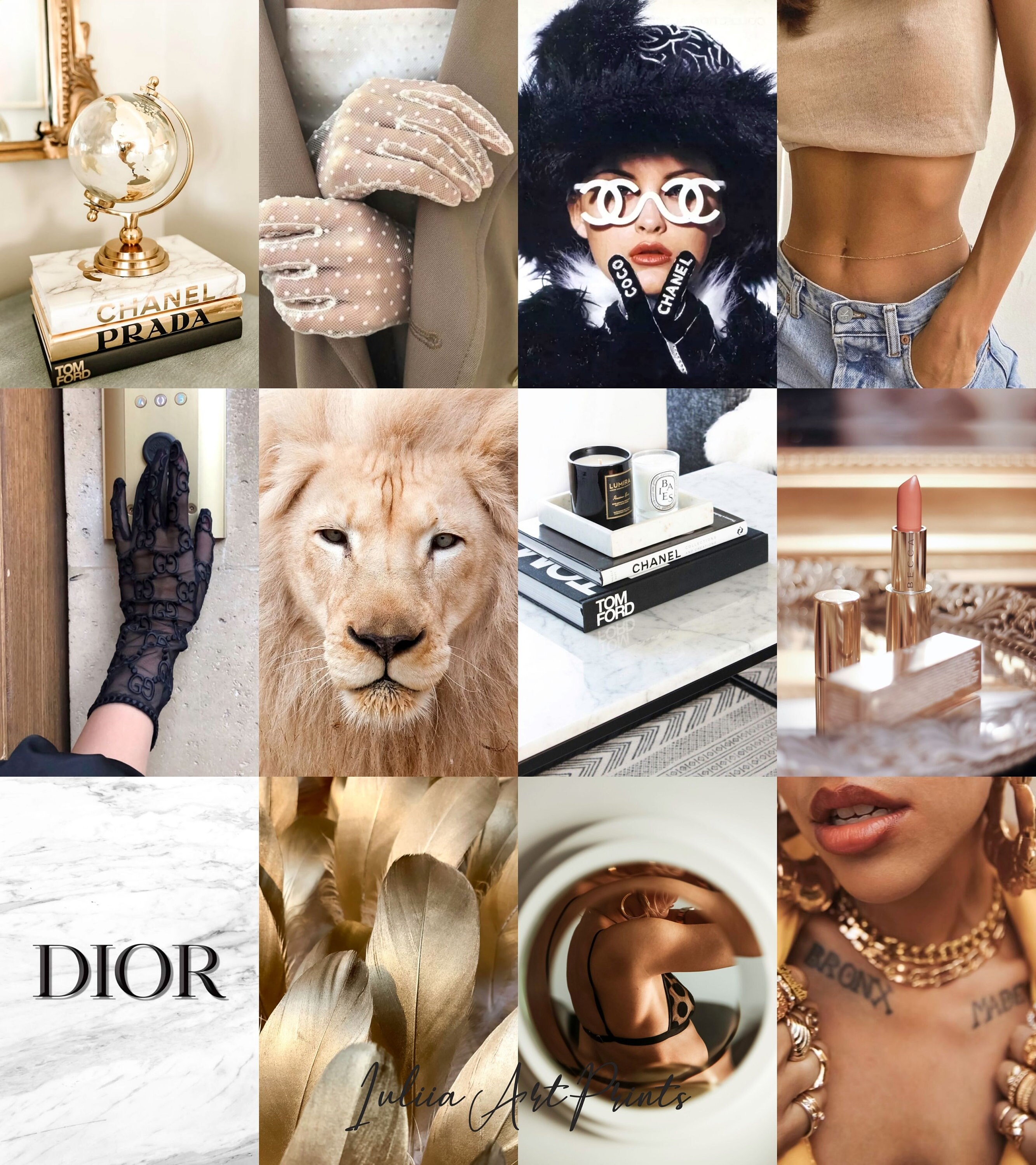 BOUJEE Wall Collage Kit Boujee Aesthetic Photo Collage Kit | Etsy