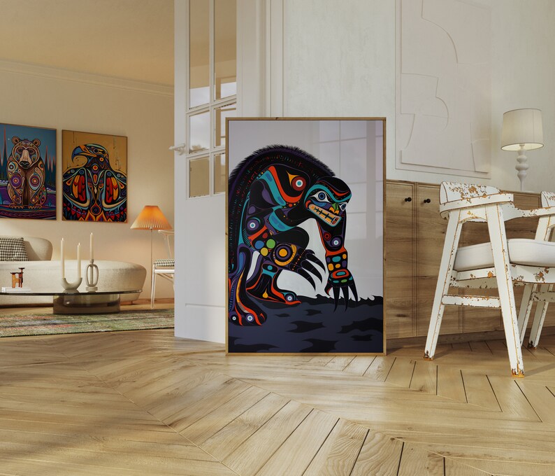 Canadian Aboriginal Artwork First Nations & Inuit Art Print, Aboriginal ...