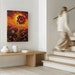 Flower Aboriginal Australian Print on Canvas, Dreamtime Dot Painting ...