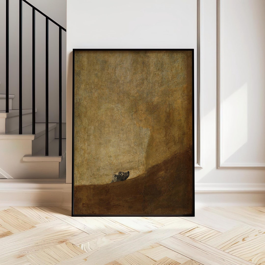 Francisco De Goya the Dog Print, Classic Artist Poster Art Reproduction ...
