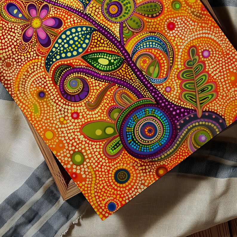 Bird Indigenous Australian Painting Style Poster, Extra Large ...