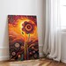 Flower Aboriginal Australian Print on Canvas, Dreamtime Dot Painting ...