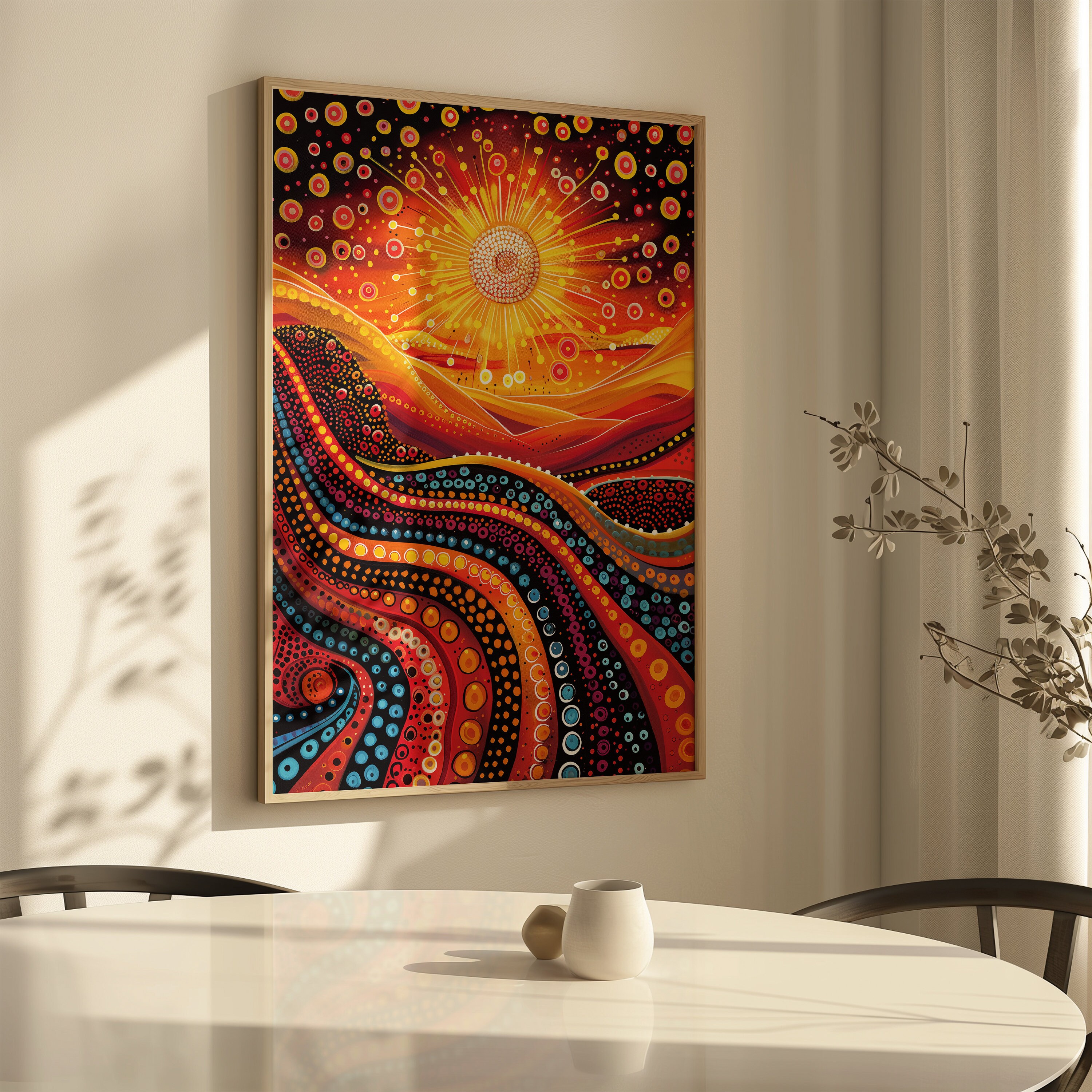 Australian Dreamtime Aboriginal Poster Affordable Indigenous Night Sky ...