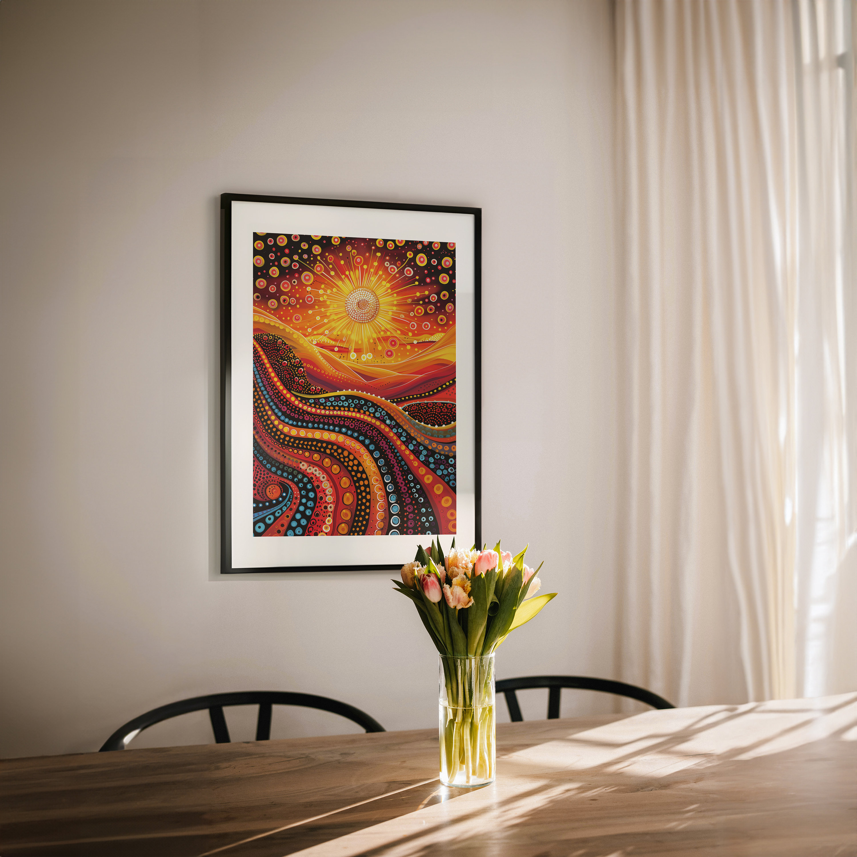 Australian Dreamtime Aboriginal Poster Affordable Indigenous Night Sky ...