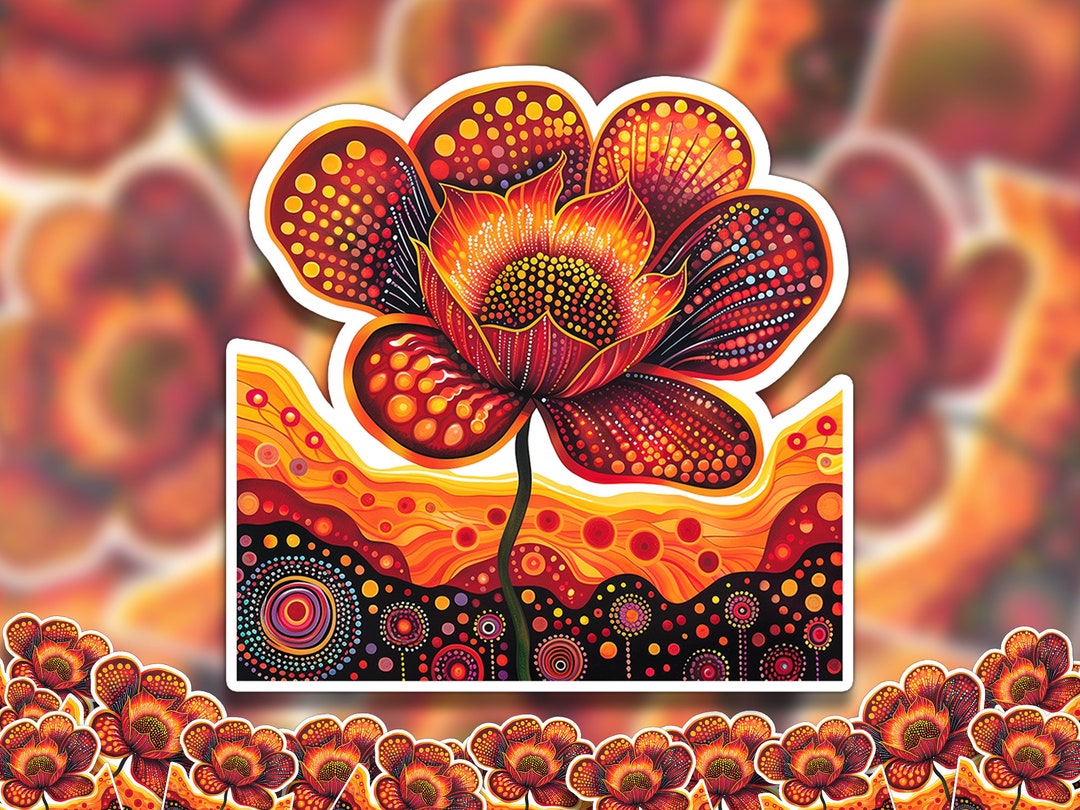 Laptop Sticker Australian Aboriginal Art Vinyl Decal - Authentic ...