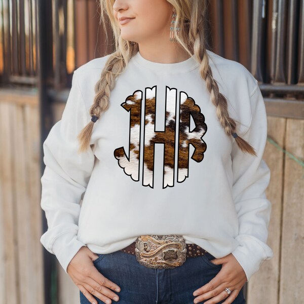 Monogram Sweatshirt - Etsy