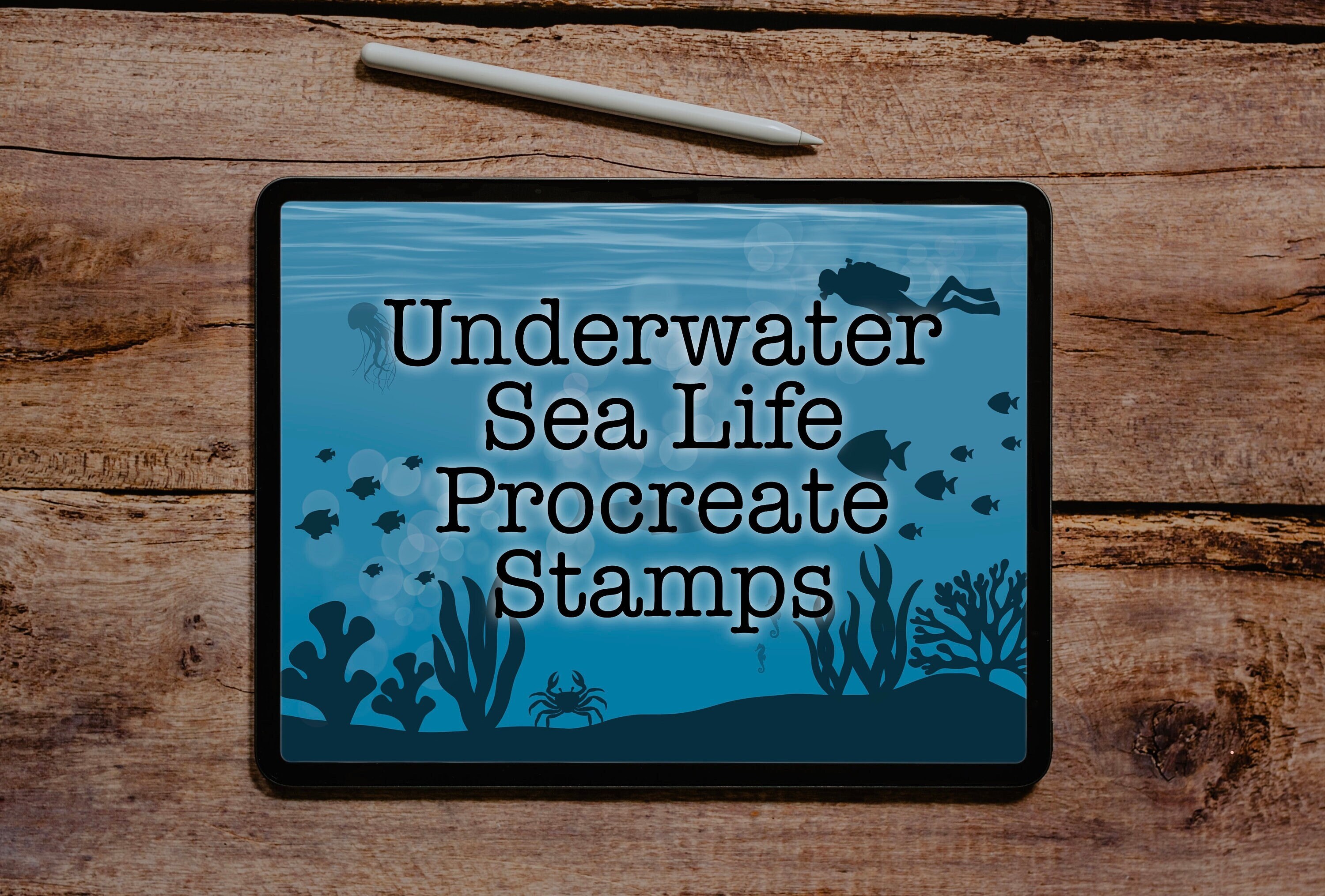 18 Procreate Underwater Stamps Procreate Sealife Procreate Coral Sea Stamps - Etsy
