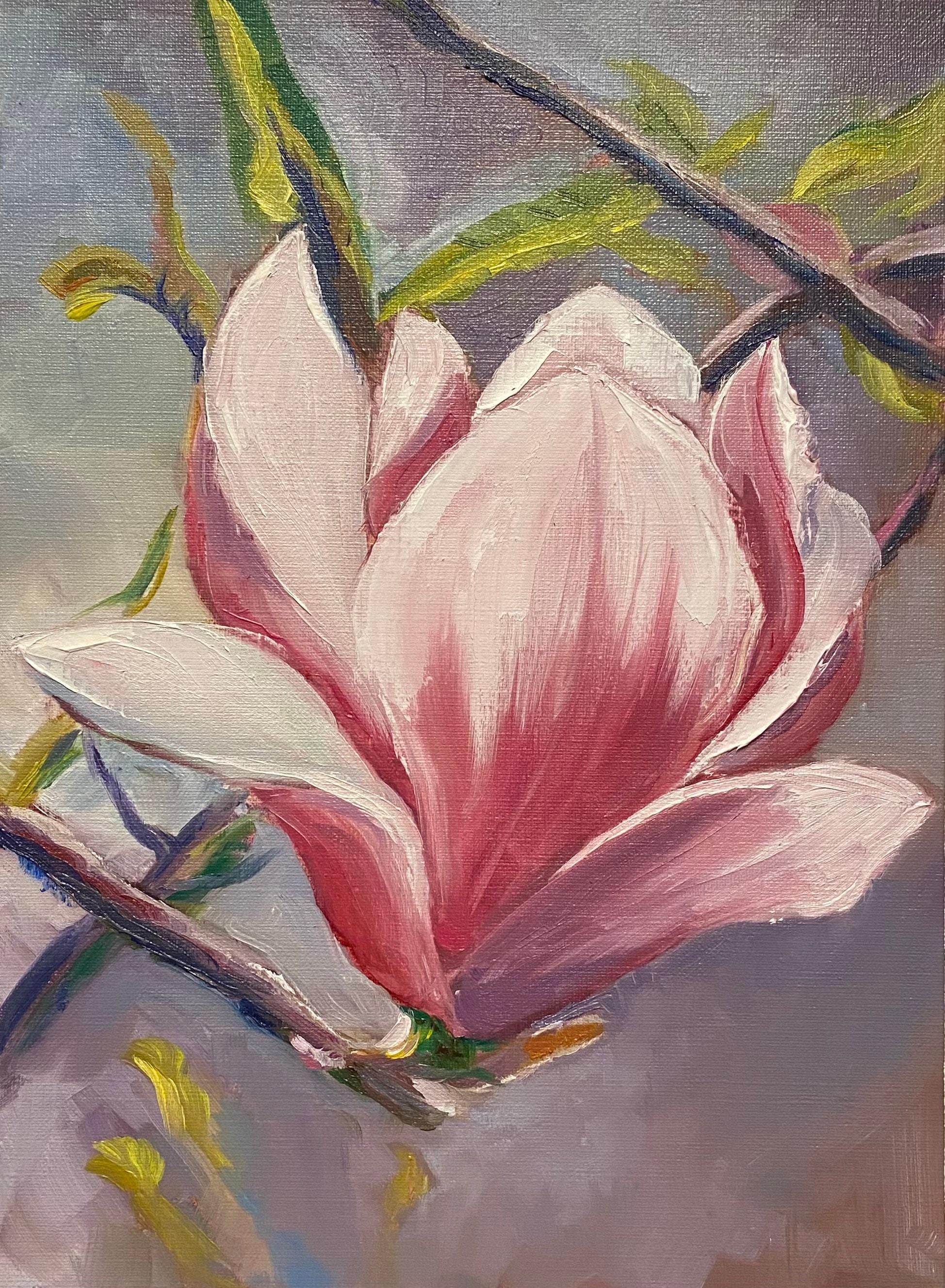 Magnolia Flower Original Oil Painting - Etsy