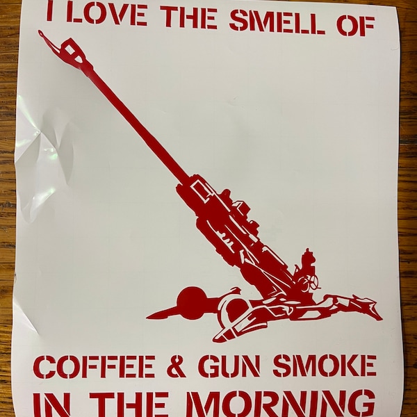 Artillery Decal - Etsy