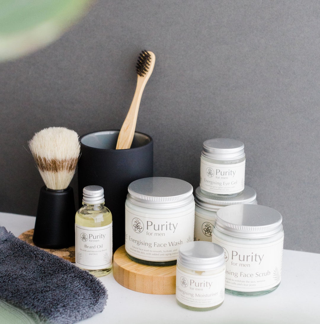 Men's Skincare Grooming Gift Set - Etsy