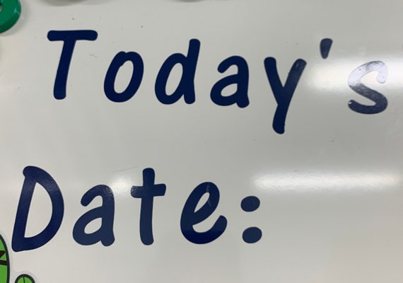 White Board Decal Whiteboard Decal Teacher Decals I Can | Etsy