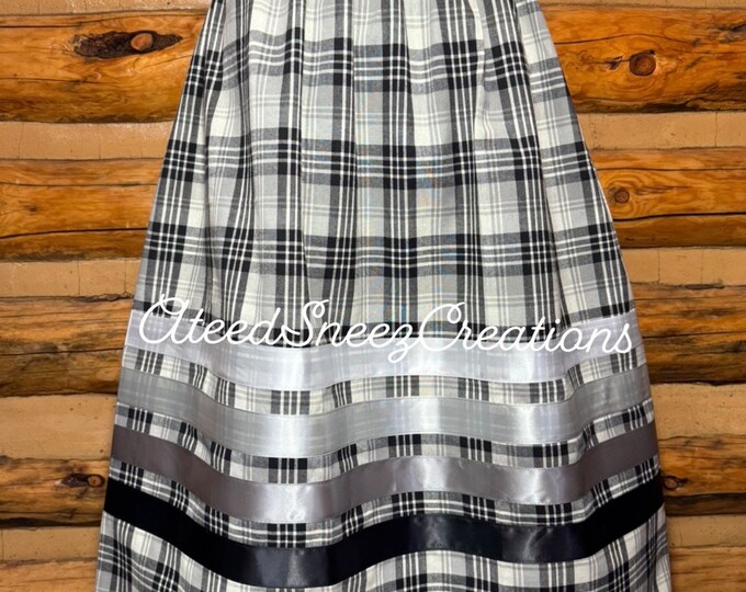 Navajo Scarf Sani 3 Tiered Skirt | Navajo Floral Scarf | Grandma Scarf ...