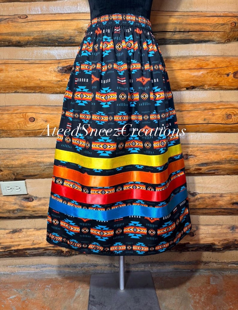Native Design Cotton Ribbon Skirts | Women's Ribbon Skirts | Native ...