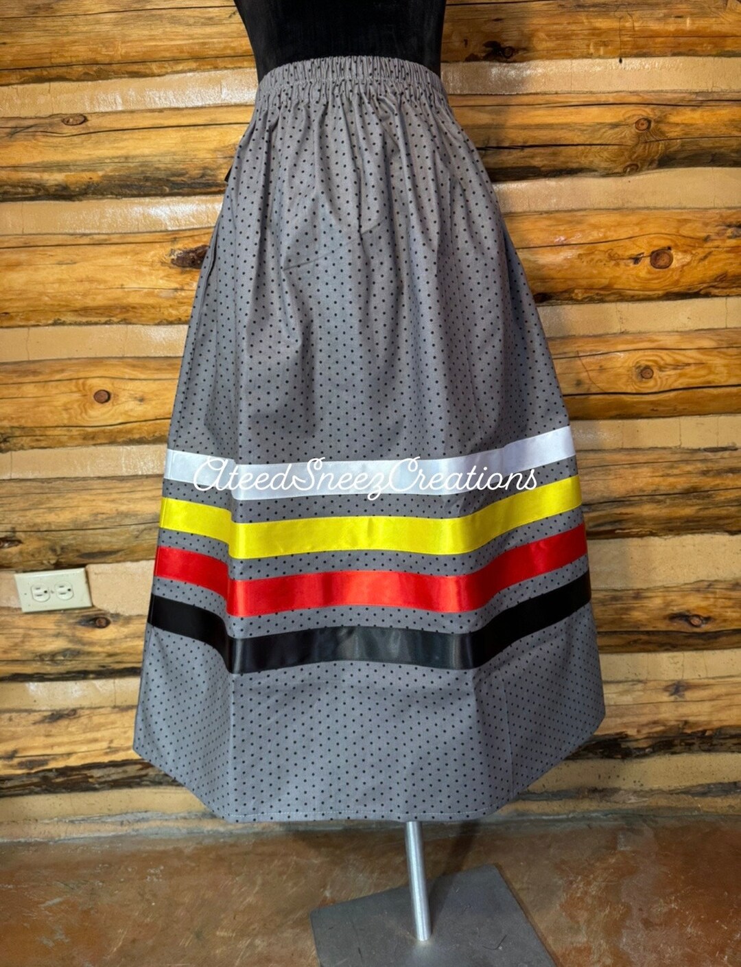 Medicine Wheel Colors Ribbon Skirt Cotton Ribbon Skirts Ribbon Skirts ...