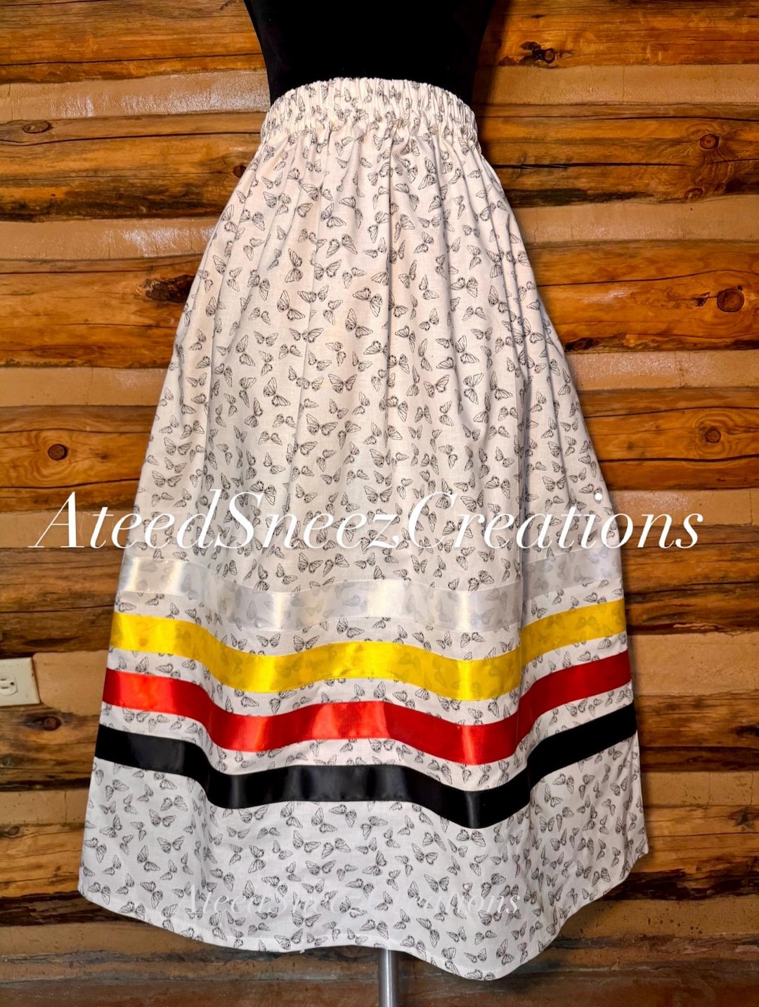 Medicine Wheel Colors Ribbon Skirt | Cotton Ribbon Skirts | Ribbon ...