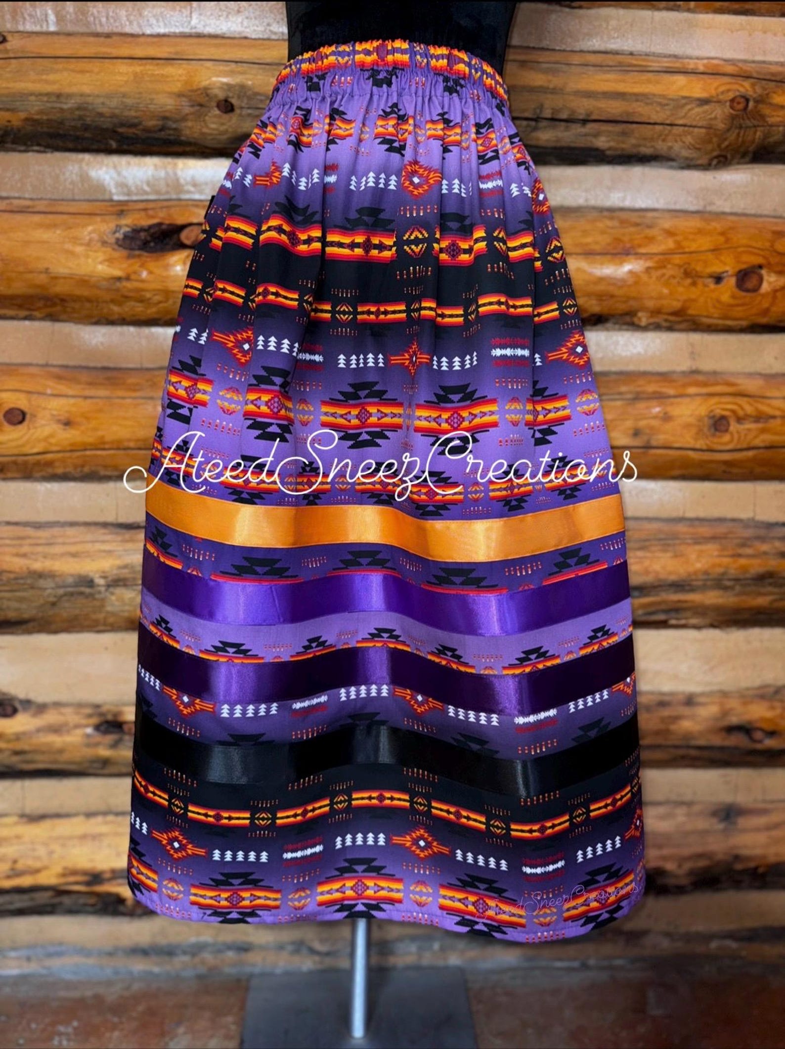 Native Design Cotton Ribbon Skirts | Women's Ribbon Skirts | Native ...