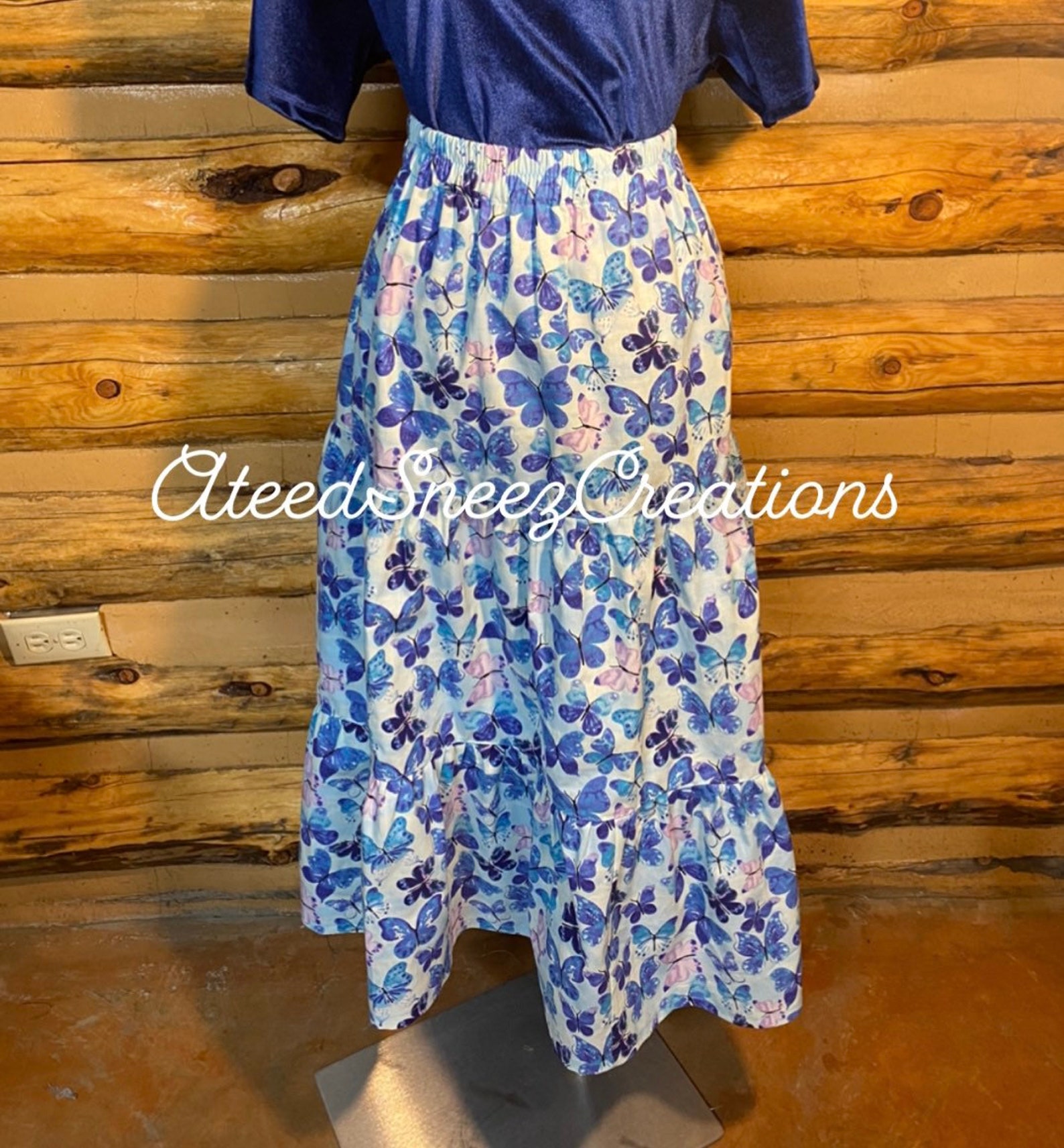 Navajo Skirt 3 Tier Cotton Skirt Navajo Style Skirt - Etsy