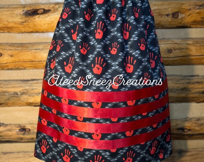 Navajo Scarf Sani 3 Tiered Skirt Navajo Floral Scarf Grandma Scarf ...