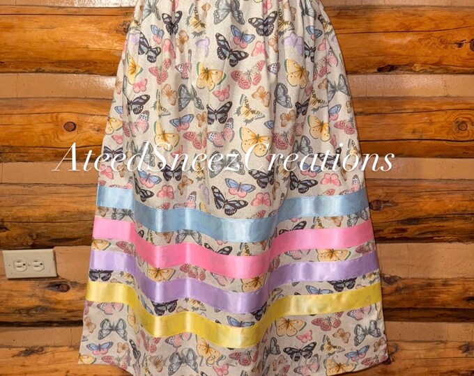 Navajo Scarf Sani 3 Tiered Skirt | Navajo Floral Scarf | Grandma Scarf ...