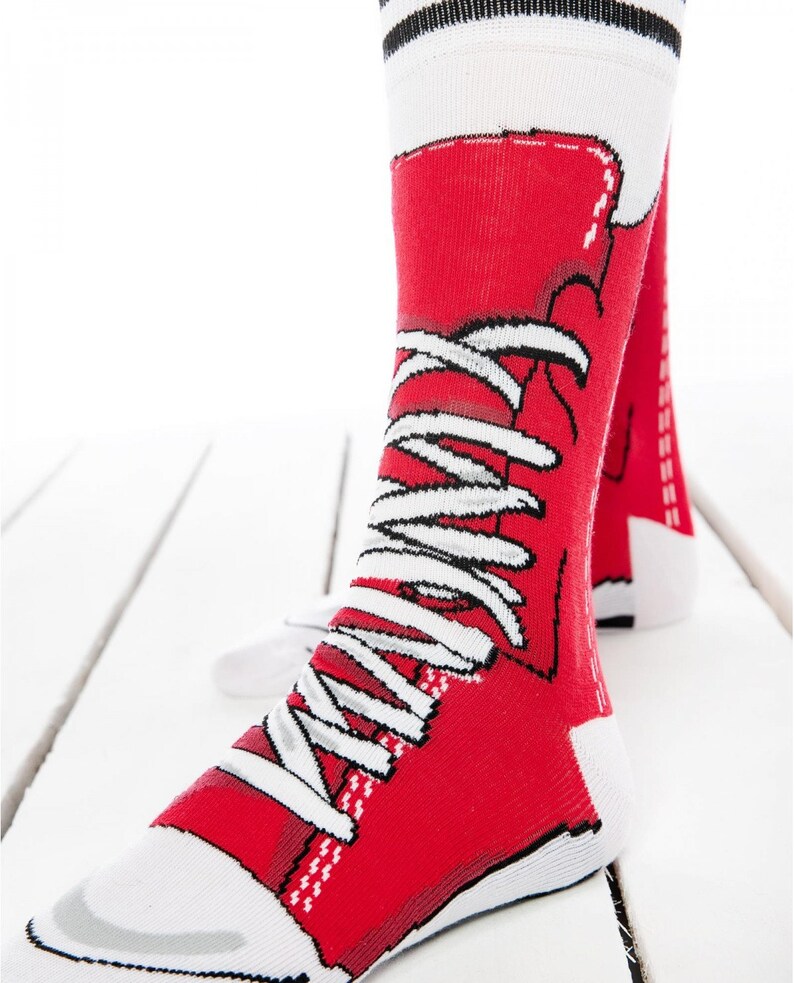 Red Converse Socks Socks Womens Women Socket Socks Red | Etsy