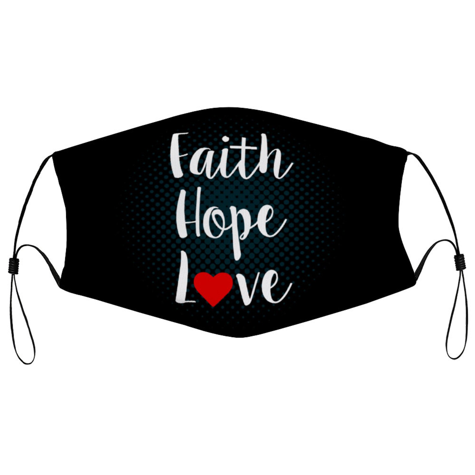 Faith Hope Love Face Mask With Filter for Adults - Etsy