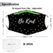 Be Kind Face Mask With Filter for Adults - Etsy