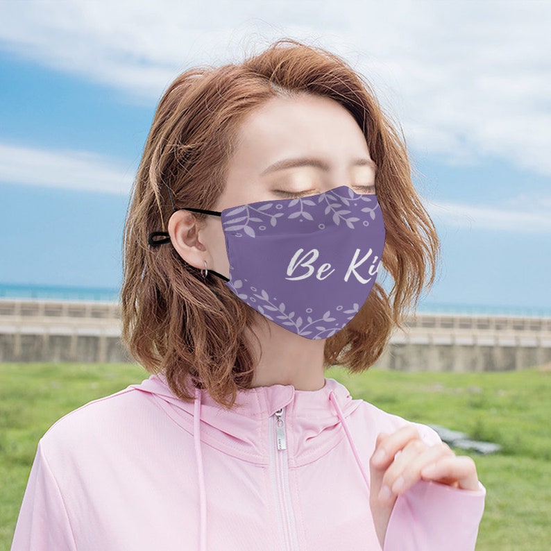 Be Kind Face Mask With Filter for Adults - Etsy