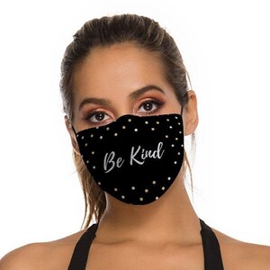 Be Kind Face Mask With Filter for Adults - Etsy