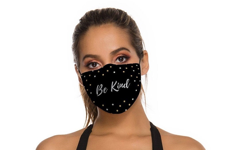 Be Kind Face Mask With Filter for Adults - Etsy