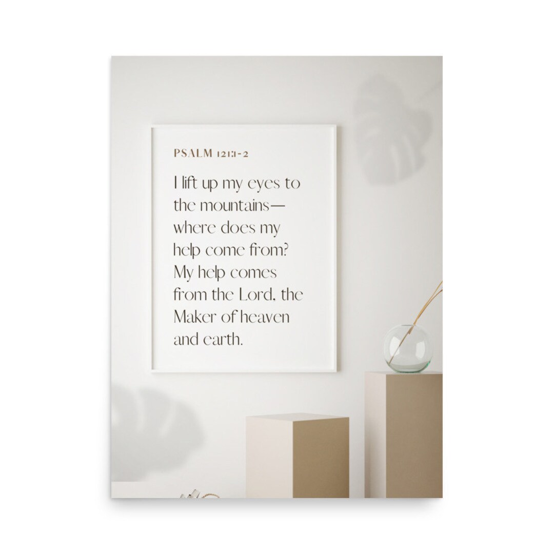Christian Biblical Motivational Wall Art Poster - Etsy