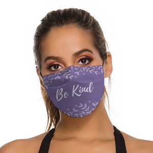 Be Kind Face Mask With Filter for Adults - Etsy